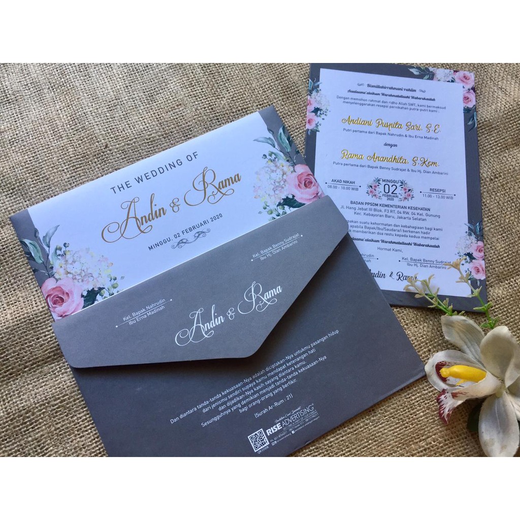 Jual Undangan Pernikahan Hard Cover | Shopee Indonesia