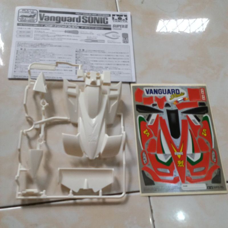 Jual Vanguard Sonic premium Body + decal + panduan | Shopee Indonesia