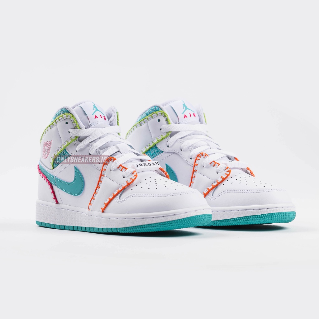 Jual JORDAN 1 MID MULTI KNIT (GS) | Shopee Indonesia