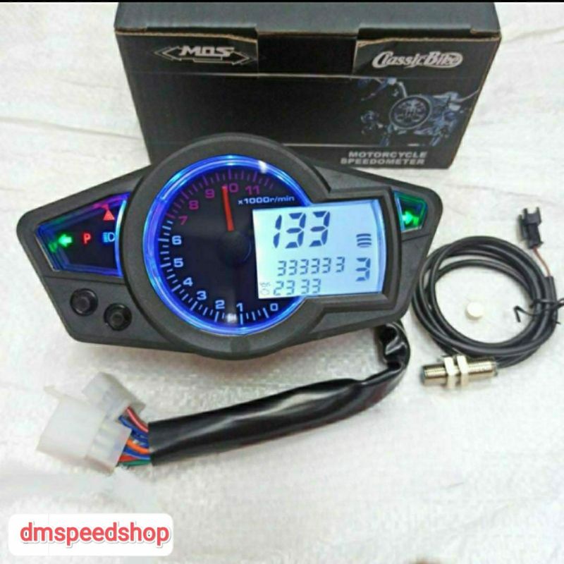 Jual spidometer model koso rx1n digital takometer spido cb100 ninja r ...