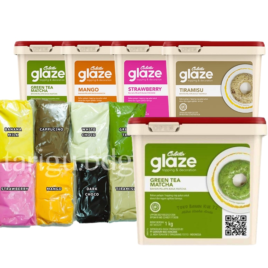 Jual Colatta Glaze Green Tea Matcha 250gr Selai Olesan Topping ...
