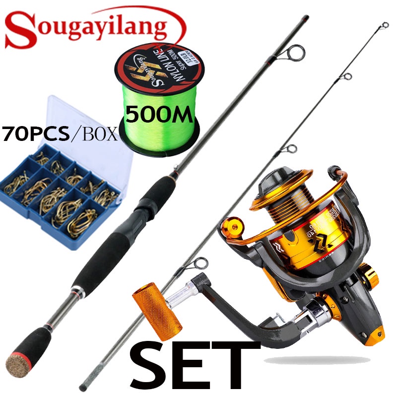 Jual Sougayilang Pancing Set Joran Pancing Dan 12+1BB Reel Pancing ...