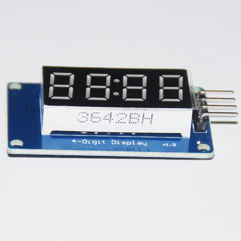 Jual TM1637 Seven Segment 7 Segment 4 Digit Display Module | Shopee ...