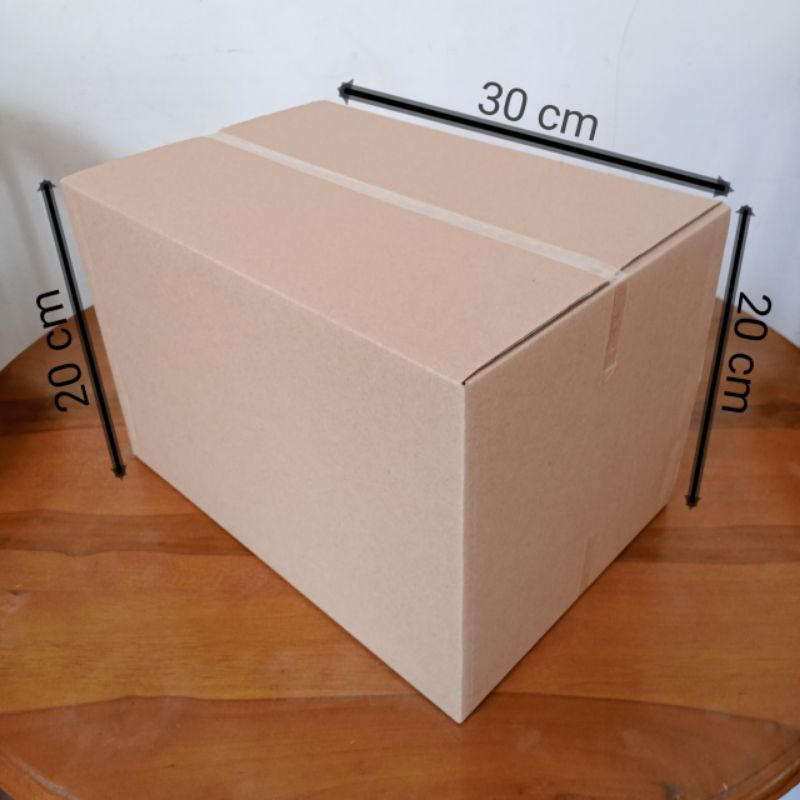 Jual KARDUS/KARTON/BOX PACKING UKURAN 30x20x20 cm | Shopee Indonesia