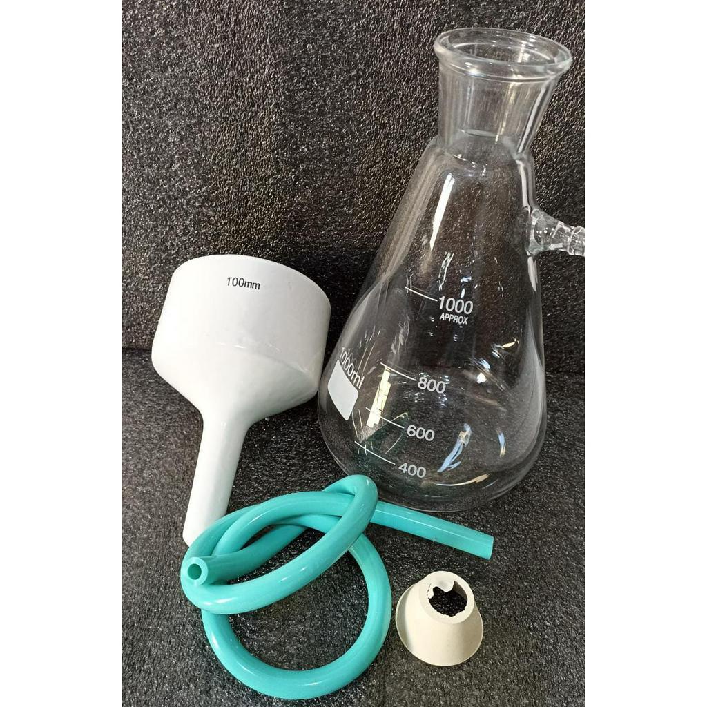 Jual SET Corong Buchner 100MM With Filtration Bottom Flask 1L ...