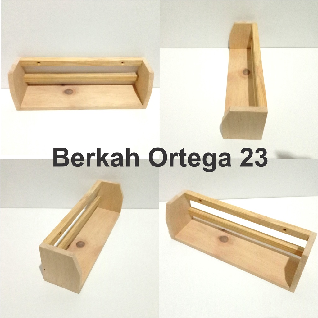 Jual Tempat Bumbu Dapur Kayu + 5 Botol + 5 Stiker | Shopee Indonesia