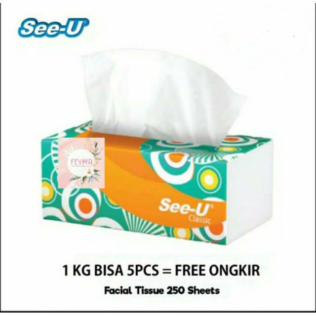 Jual Tissue Tisu See-U See U 250 sheet | Shopee Indonesia