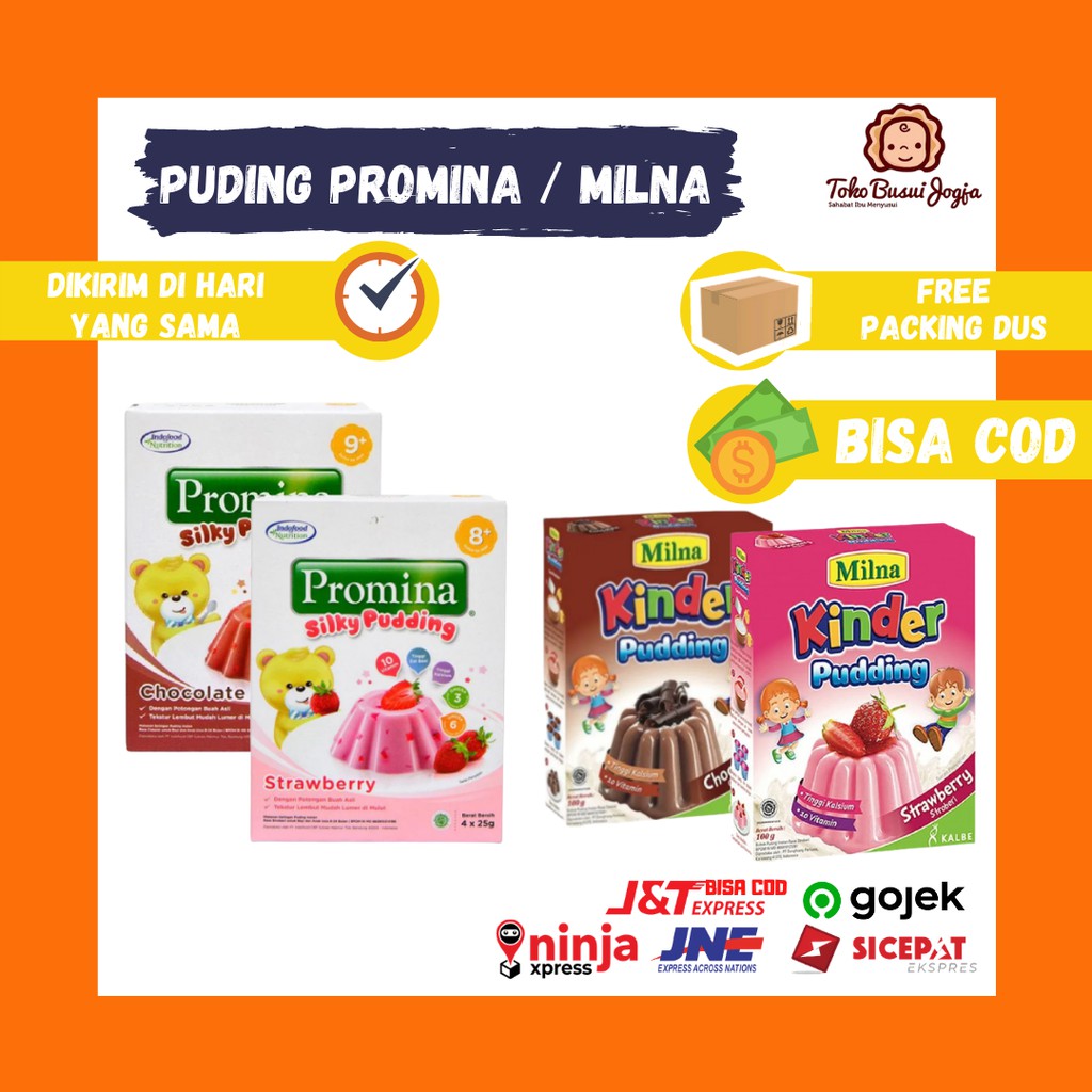 Jual Promina Silky Puding 100 gram Agar MPASI Bayi Anak Strawberry ...