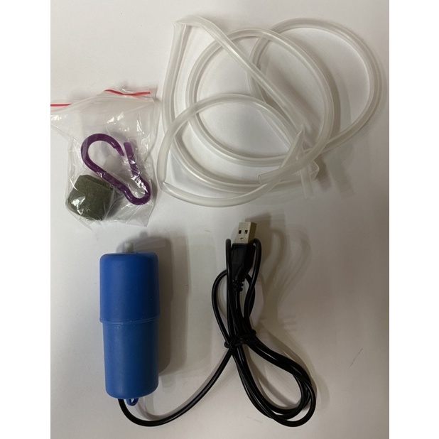 Jual Pompa Udara Mini DC USB u. Akuarium Transport Ikan | Shopee Indonesia