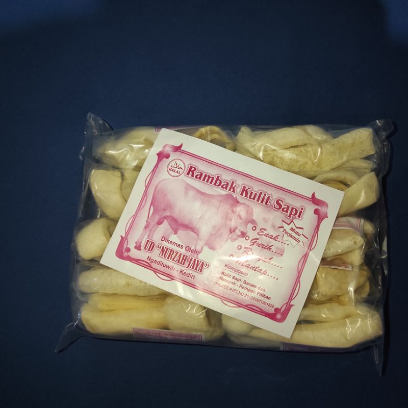 Jual KERUPUK KULIT SAPI KRECEK RAMBAK KULIT SAPI HA-RA MATANG | Shopee ...