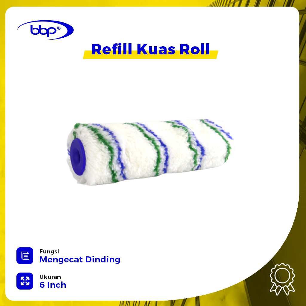 Jual Refill Kuas Roll Ukuran 6 Inch / Isi Kuas Roll / Bulu Kuas Roll ...