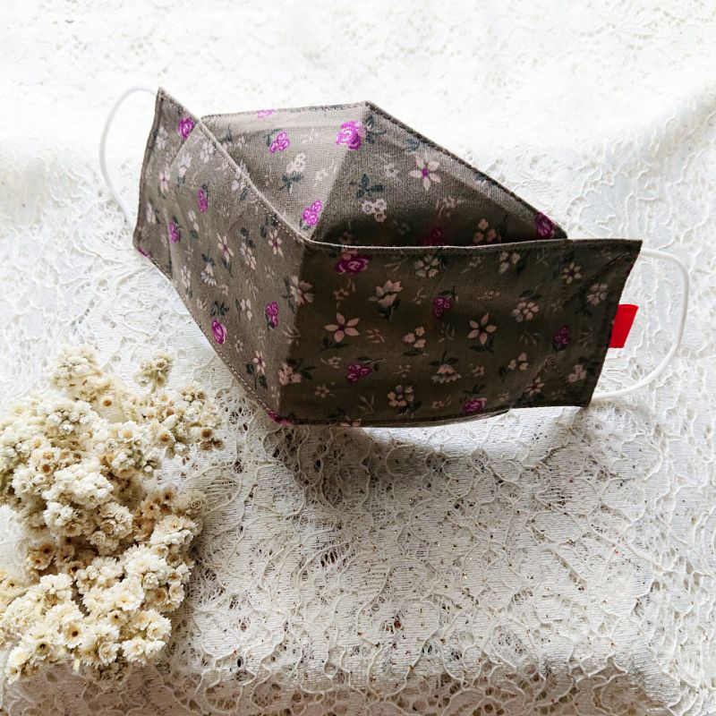 Jual Masker kain 3D dewasa / Masker kain 3D motif / Masker kain 3 ply ...