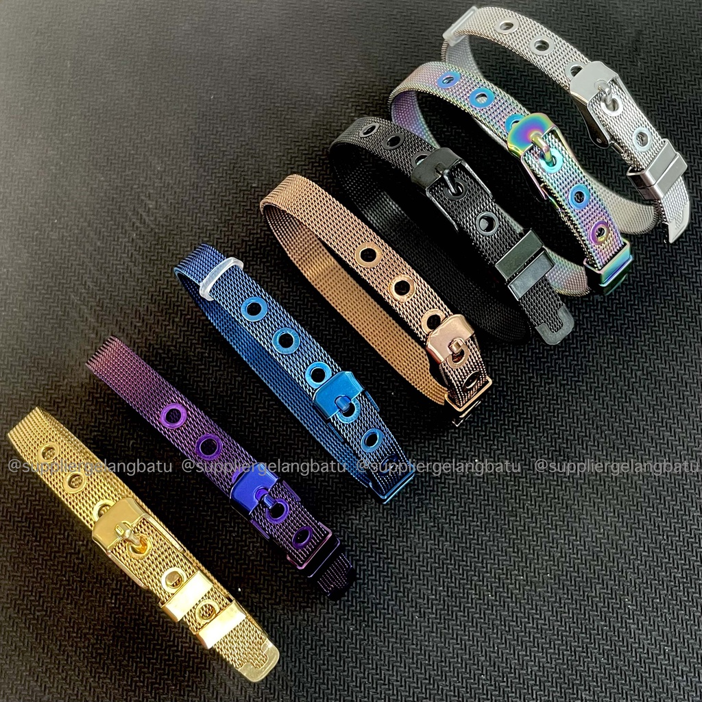 Jual Gelang Jam Pasir Stainless Steel Titanium Rantai Pandora Modern ...