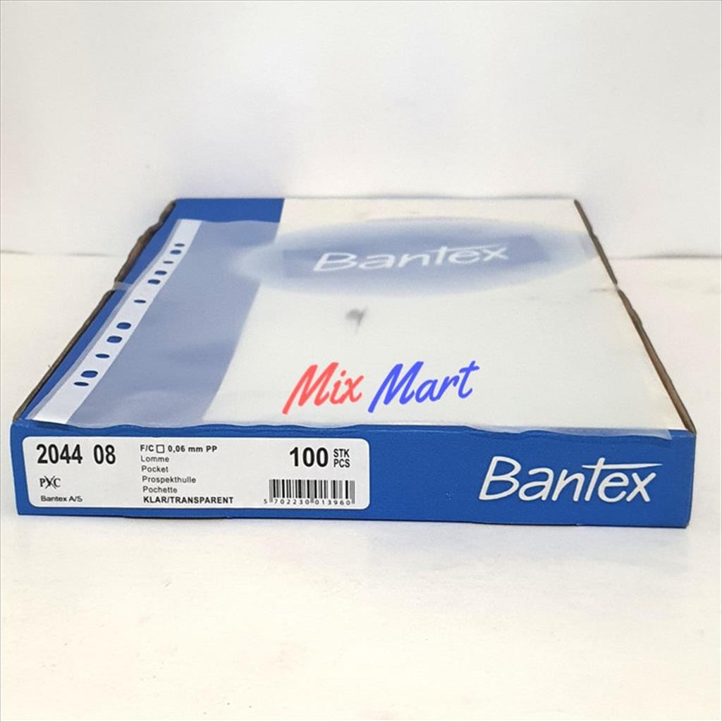 Jual Bantex Pocket Folio F4 0.06mm PP Clear 2044 isi 100 lembar ...
