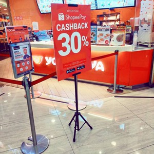 Jual Tripod Standing Banner Display//Tiang Iklan Banner Poster | Shopee ...