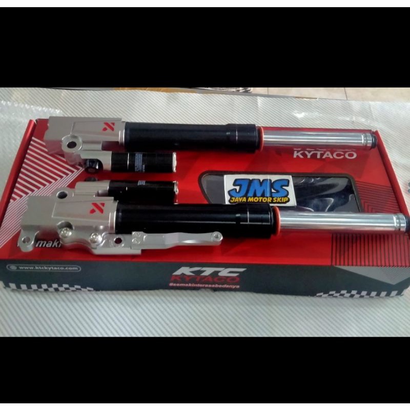 Jual Shock KTC Kytaco Depan Vario/ Beat Assy Black | Shopee Indonesia