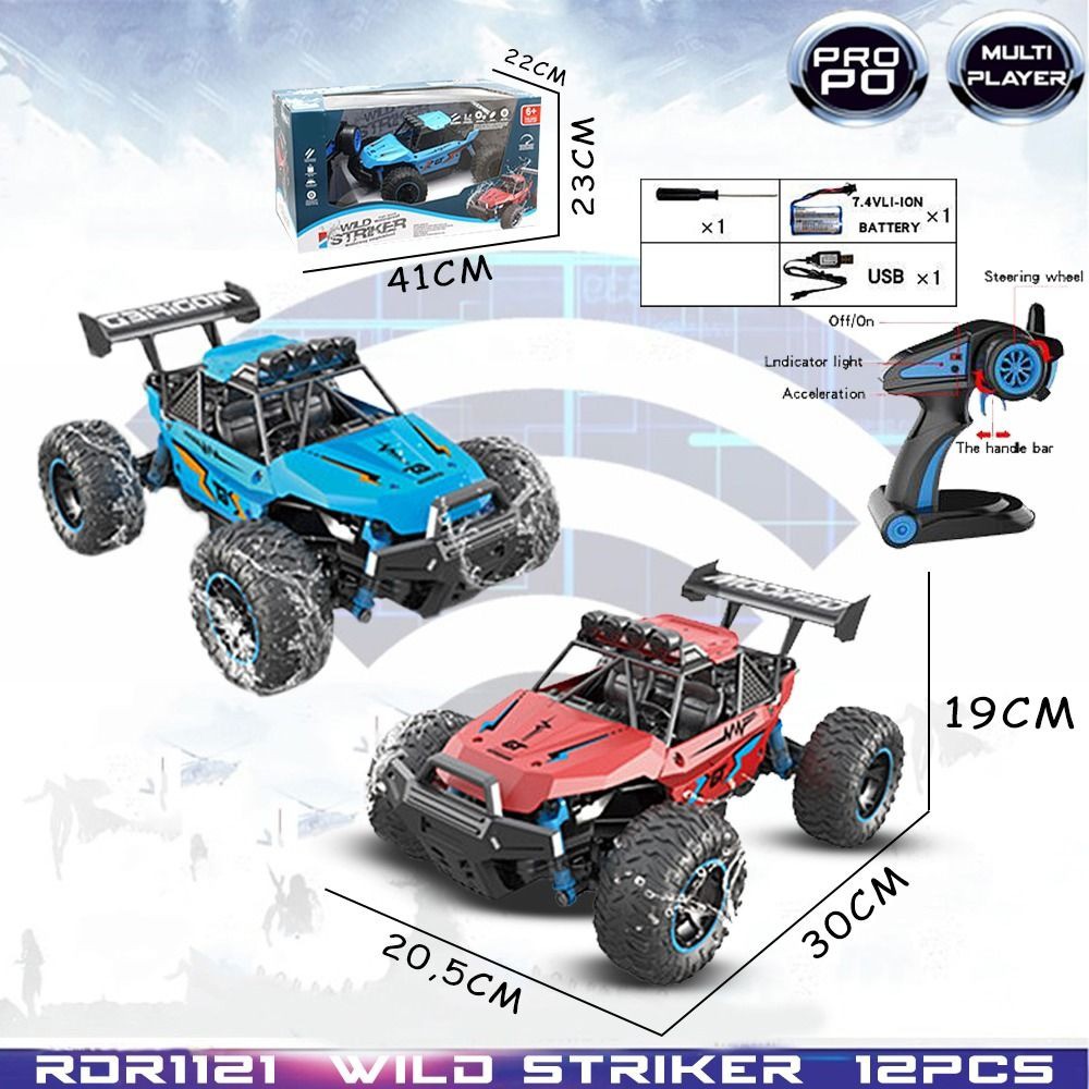 Jual NEW PROMO MAINAN ANAK MOBIL REMOTE CONTROL WILD STRIKER MONSTER ...