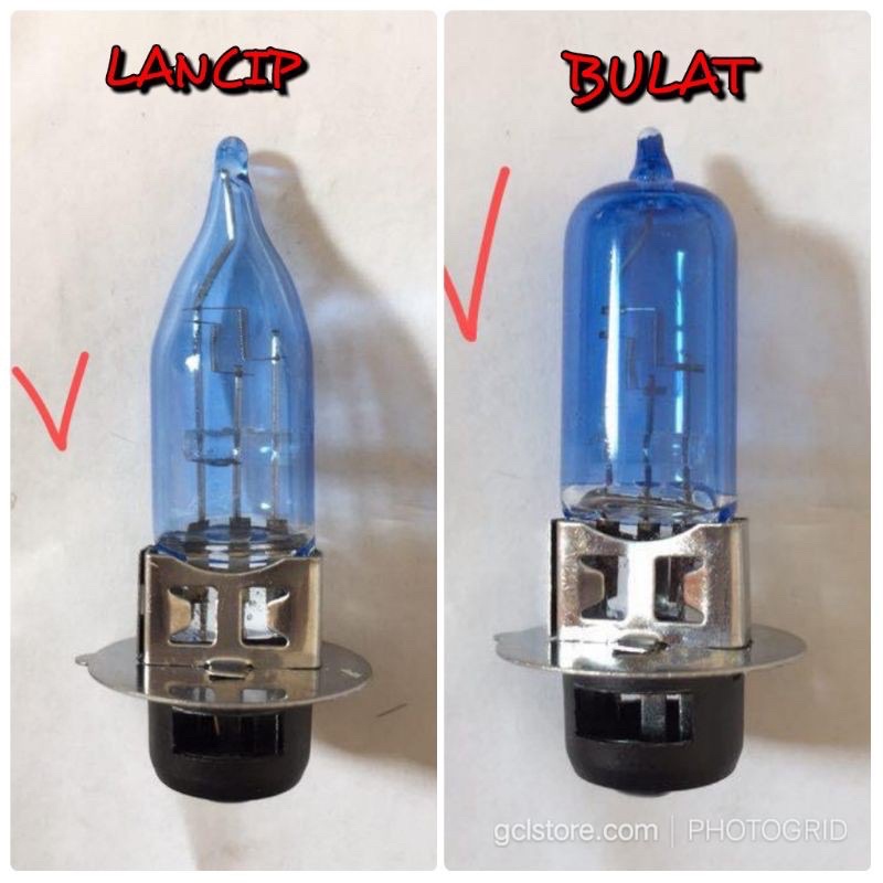 Jual Lampu depan motor xenon lancip bulat 35watt bebek matic terang ...