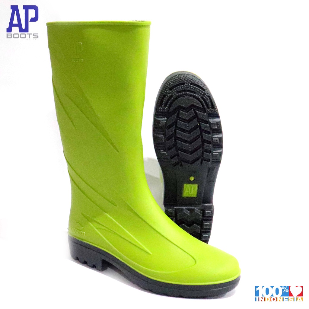 Jual AP 2017 LEMON GREEN 37-43 - SEPATU BOOT SAFETY KARET - AP BOOTS ...