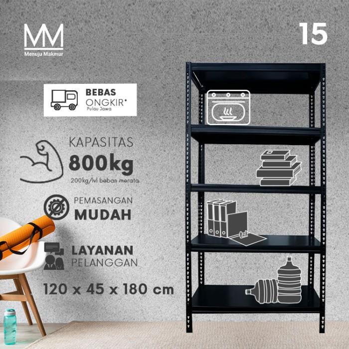 Jual Rak Besi Serbaguna 5 Susun Boltless Merk My Star Knockdown Medium ...