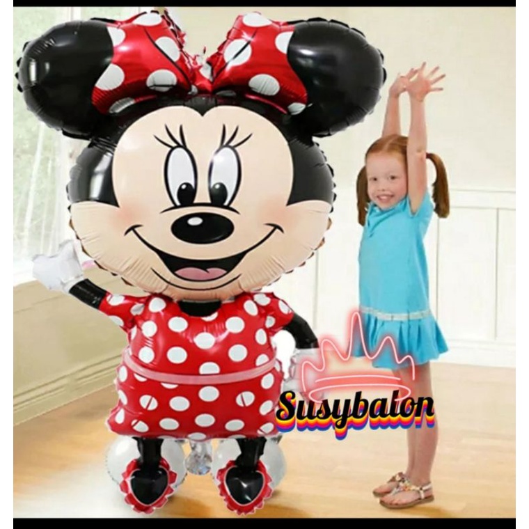 Jual Balon Foil Mickey/Minnie Mouse Jumbo/Balon Foil Karakter Minnie ...