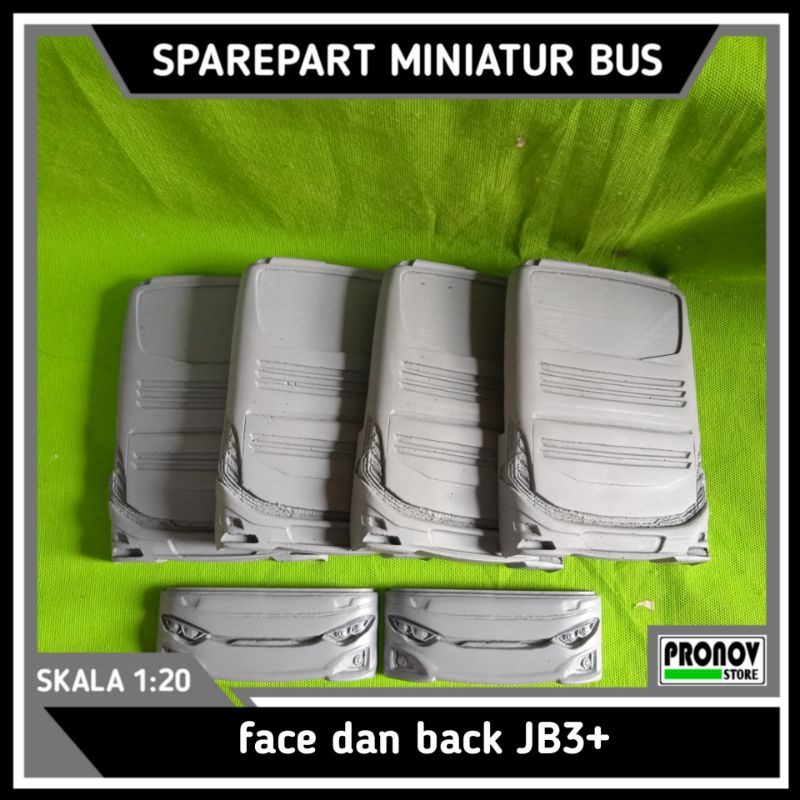 Jual Face dan Back JB3+ miniatur bus skala 1:20 | Shopee Indonesia