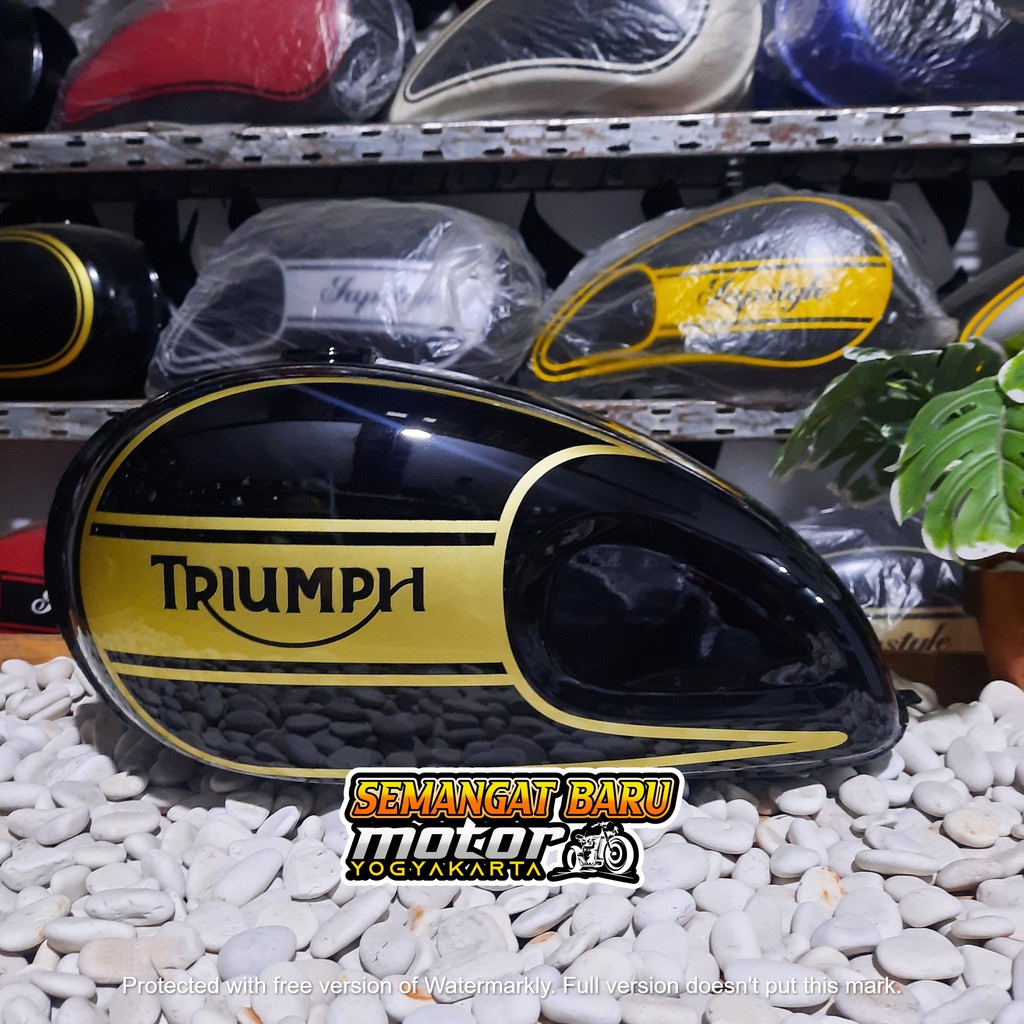 Jual TANGKI TRIUMPH PREMIUM POLOS custom MOTOR Megapro Primus MEGAPRO ...