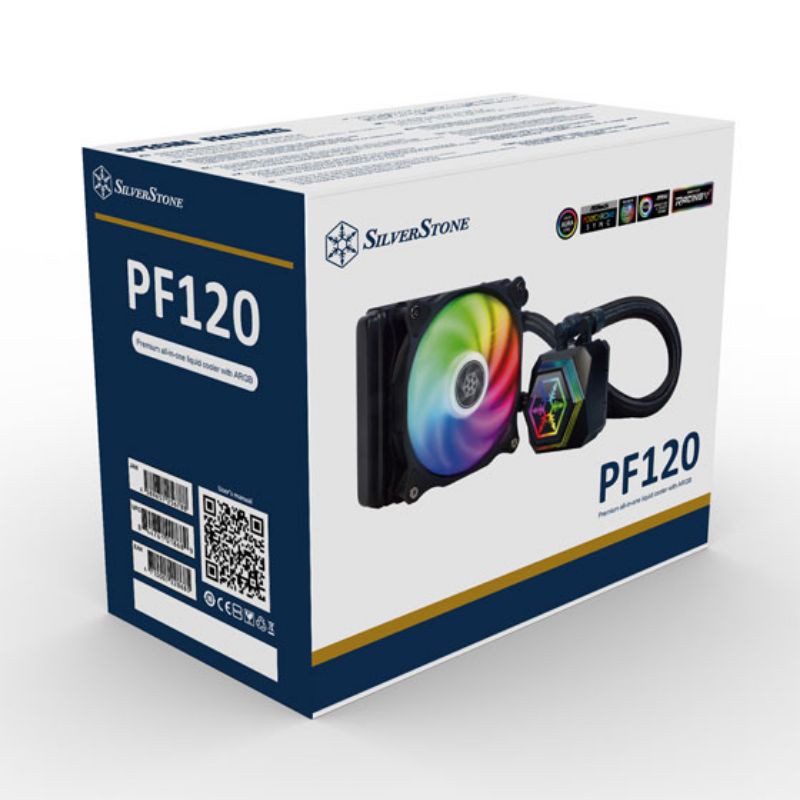 Jual SILVERSTONE CPU LIQUID COOLER PF 120( ARGB, SINGLE 120mm Fan ...