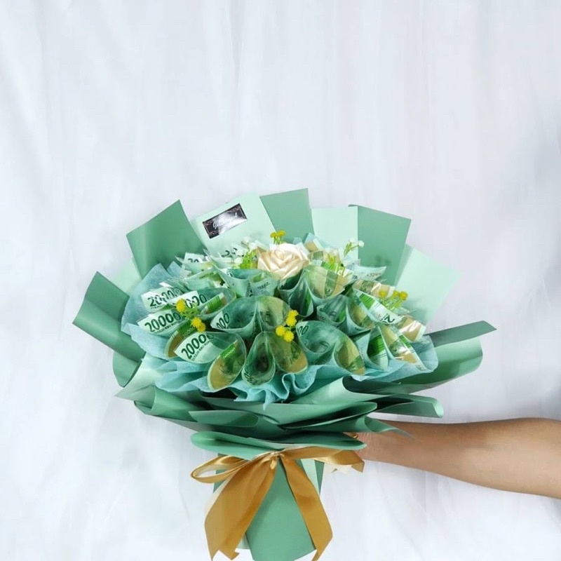 Jual CHAT SEBELUM ORDER ] Buket Uang 20 Ribu | dijamin amanah | Shopee ...