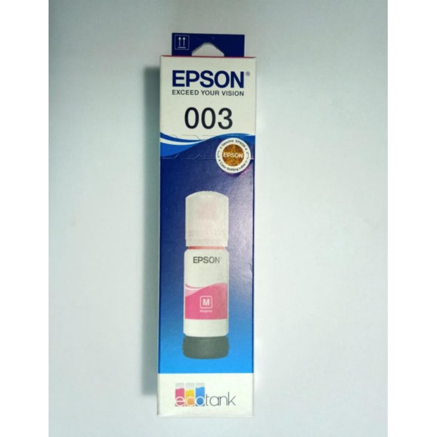 Jual Tinta Epson T003 Magenta T 003 003M Original Cartridge Ori Resmi ...