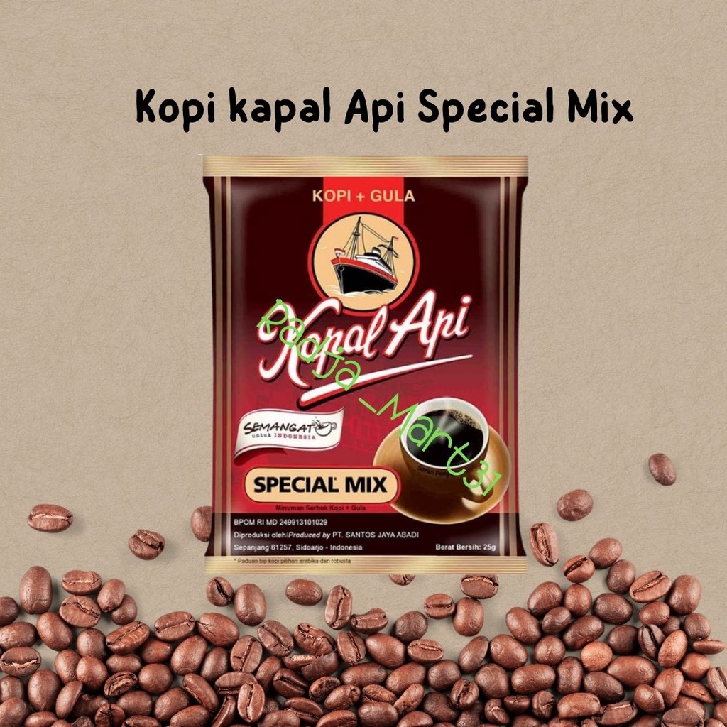 Jual Kapal Api Special Mix Kopi Renteng (Isi 10 sachet Berat 25gr ...