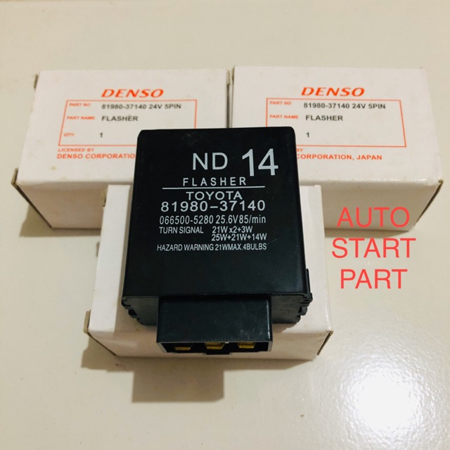 Jual FLASHER SEIN 24 VOLT KAKI 5 TOYOTA DYNA 125HT / RINO SAURUS ...