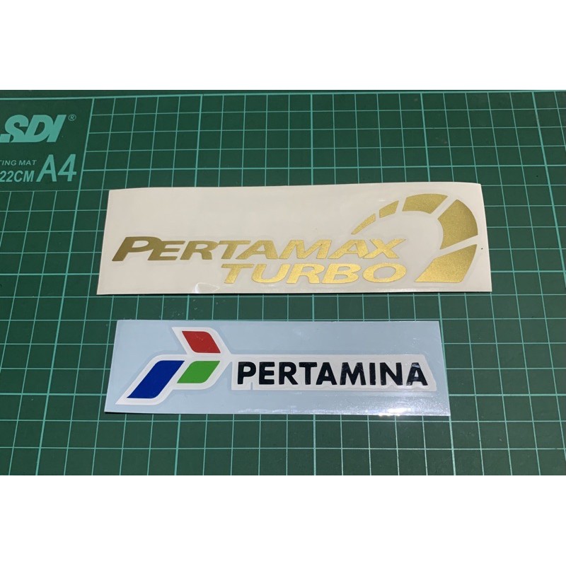 Jual sticker custom pertamina dan pertamax turbo 30 cm | Shopee Indonesia