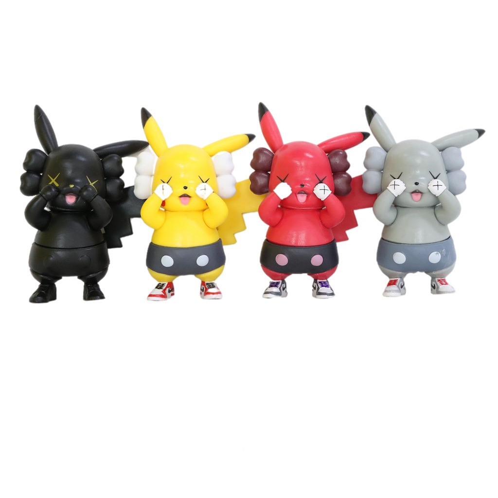 Jual Figure KAWS Pikachu Pokemon 11 cm | Shopee Indonesia