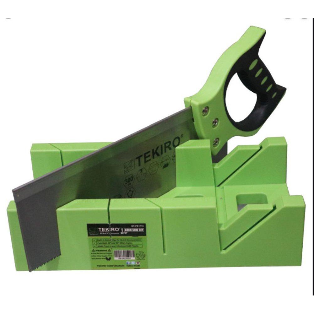Jual Gergaji Kayu Manual Mitre Back Saw Box Tekiro SET Gergaji Pigura ...