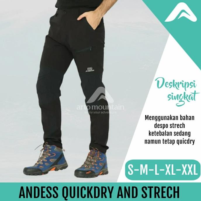 Jual CELANA GUNUNG QUICKDRY OUTDOOR CELANA PANJANG SEPEDA PRIA WANITA | Shopee Indonesia