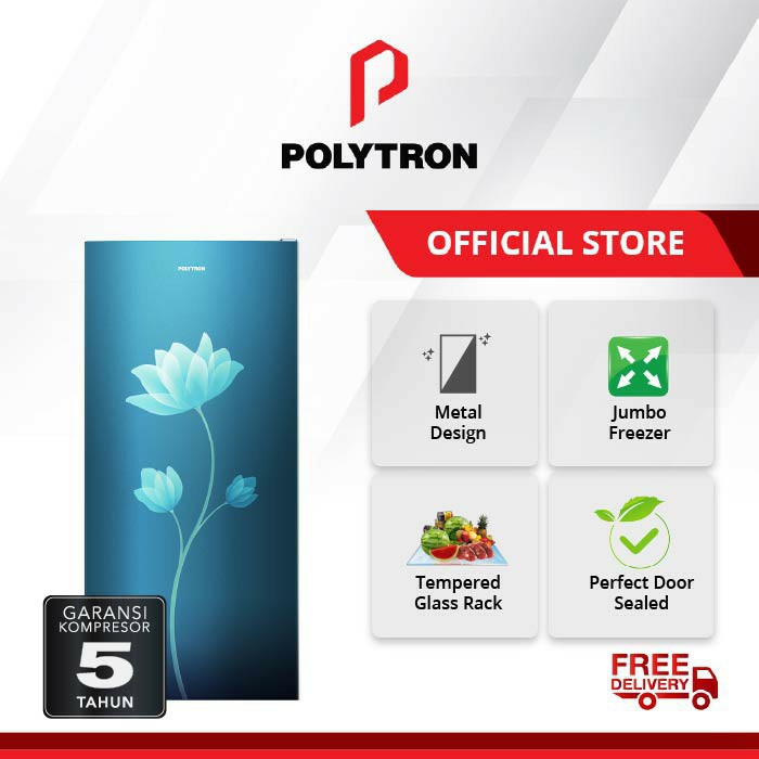 Jual [NEW] KULKAS POLYTRON 1 PINTU PRB 189 / PRB 187 LOW WATT JUMBO ...
