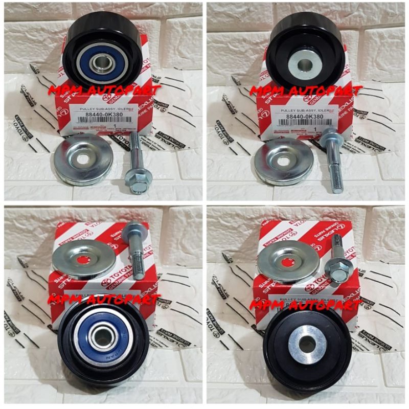 Jual bearing pulley pully idler ac tensioner fan belt innova inova ...