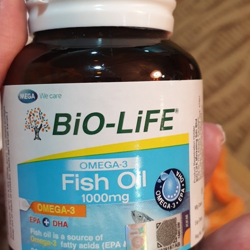 Jual Bio Life Omega 3 Fish Oil 1000mg isi 200s impor | Shopee Indonesia