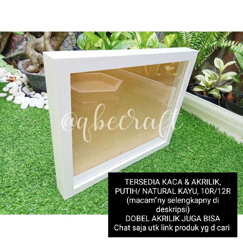 Jual frame 3D rustic /kayu akrilik 12R, figura 3D 30x40 dan 40x50 ...
