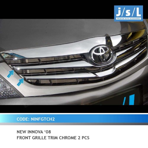 Jual Grill Depan Toyota Innova 2008 2011 JSL Front Grille Trim Chrome 2 ...