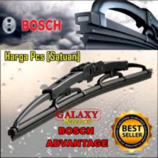 Jual Wiper Blade Bosch Advantage Gagang Besi Harga Per Pc | Shopee Indonesia