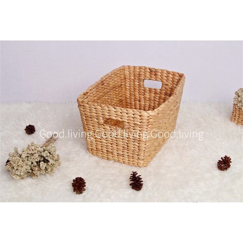 Jual Box anyaman trapesium/keranjang storage/box/tempat penyimanan ...