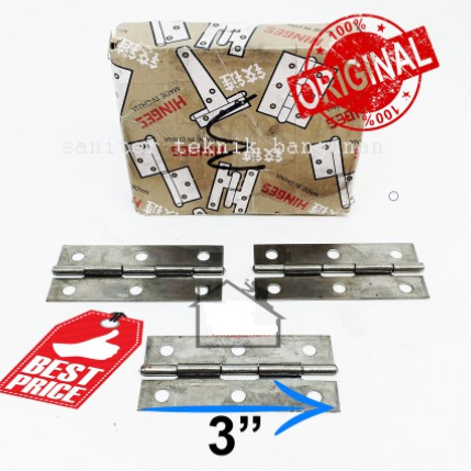 Jual ENGSEL LACI-ENGSEL LEMARI-ENGSEL BESI RRT TIPIS 3" INCH | Shopee ...