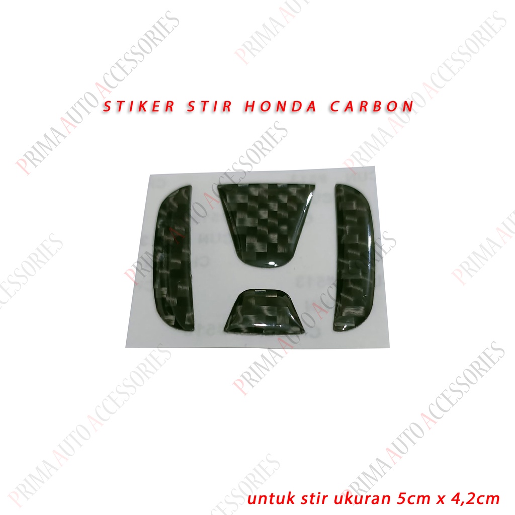 Jual Stiker Stir Mobil HONDA Carbon 5 cm / Steer Car Sticker | Shopee ...