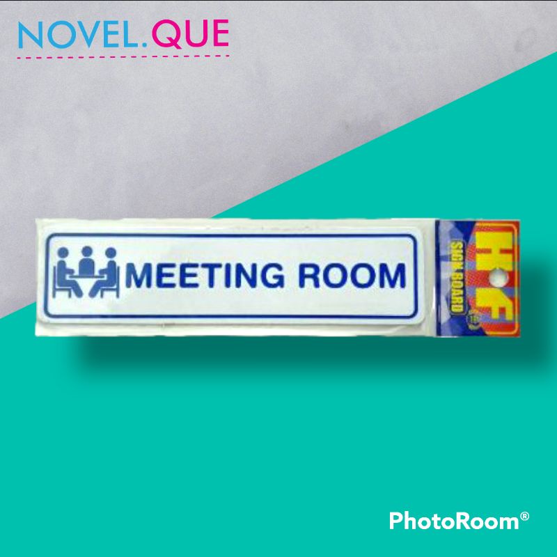 Jual Sign Sticker PVC - MEETING ROOM | Shopee Indonesia