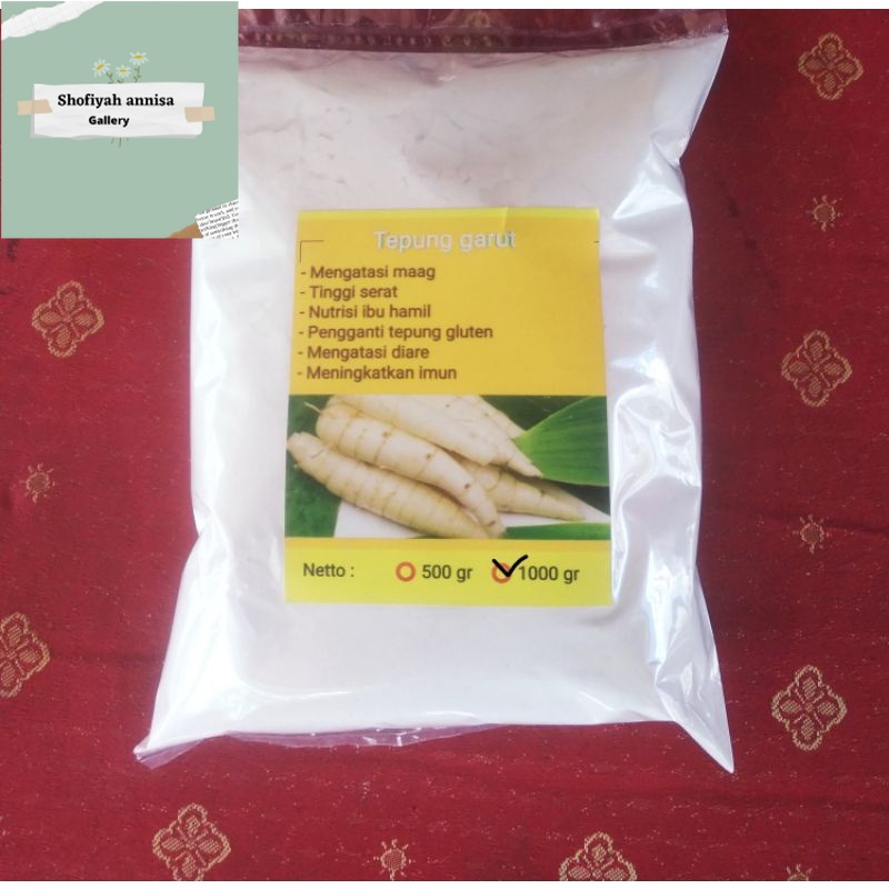Jual Tepung garut 1kg/ pati garut 1 kg ( 1000 gr) | Shopee Indonesia