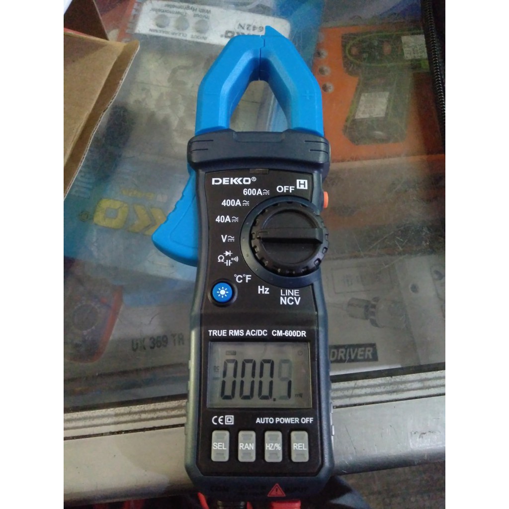 Jual Digital Clamp Meter Tang Amper Ampere AC DC 600A Dekko CM-600DR | Shopee Indonesia
