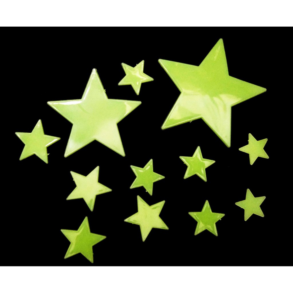 Jual SP4 CLASSIC STAR STICKER FOSFOR/STICKER GLOW IN THE DARK-FOSFOR 30 ...