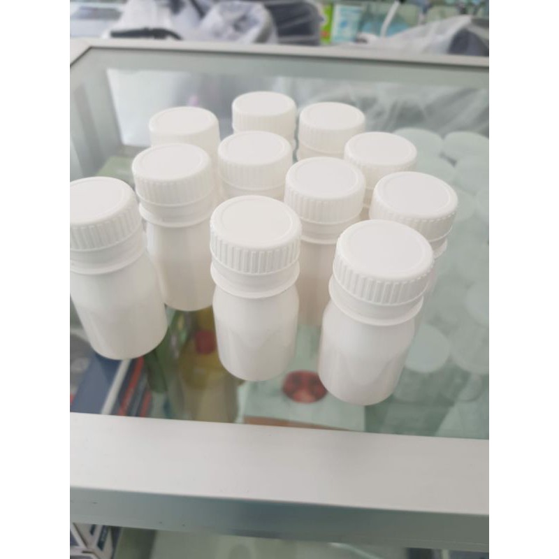 Jual Botol Plastik Kapsul 30 Wadah Tempat Obat 50ml Putih Tebal OB016 ...
